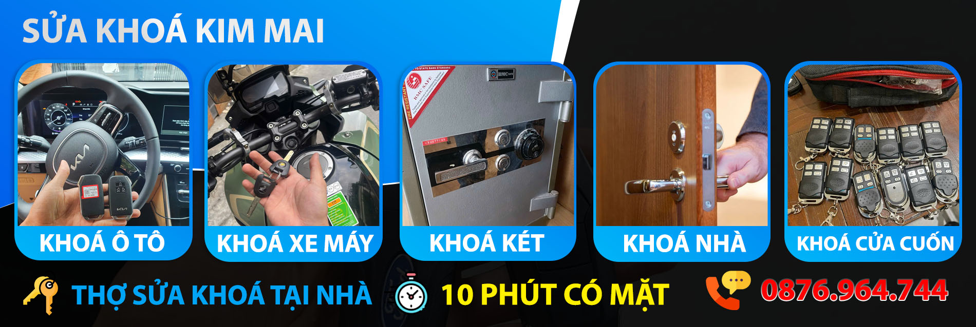 Sửa Khoá Kim Mai - Thợ Sửa Khoá 24h tại TP.HCM